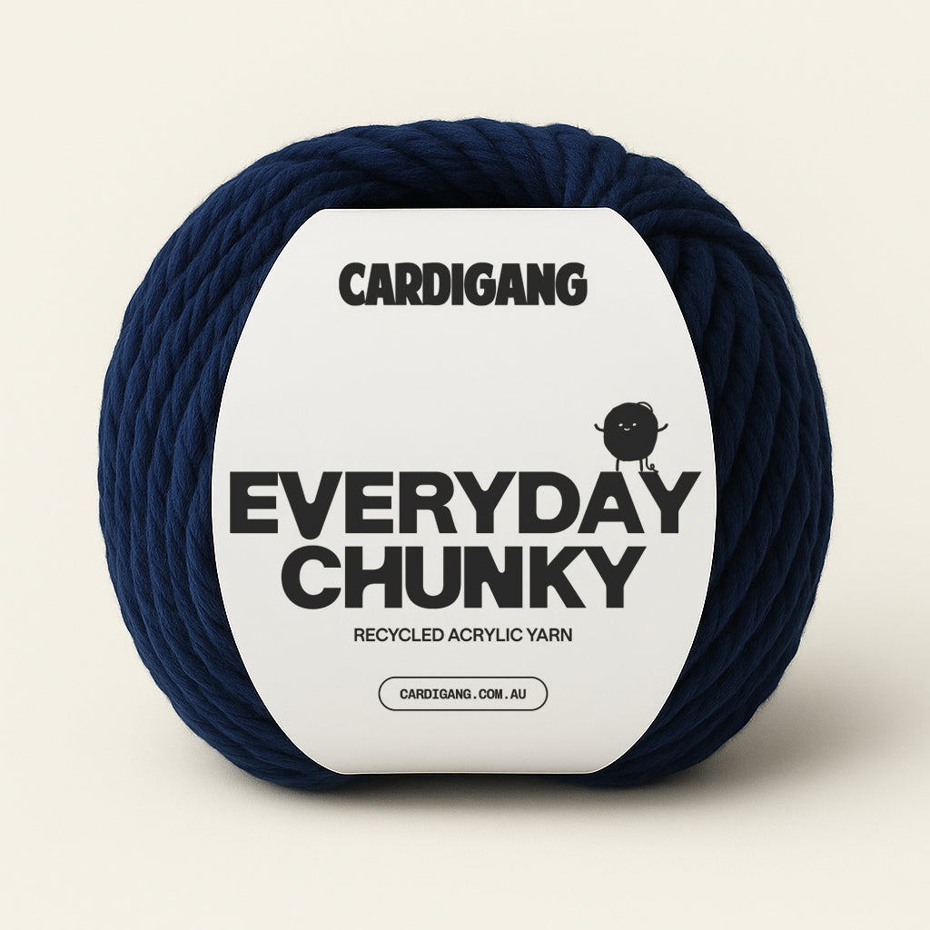 Berry Good | Everyday Chunky Recycled Yarn | Cardigang