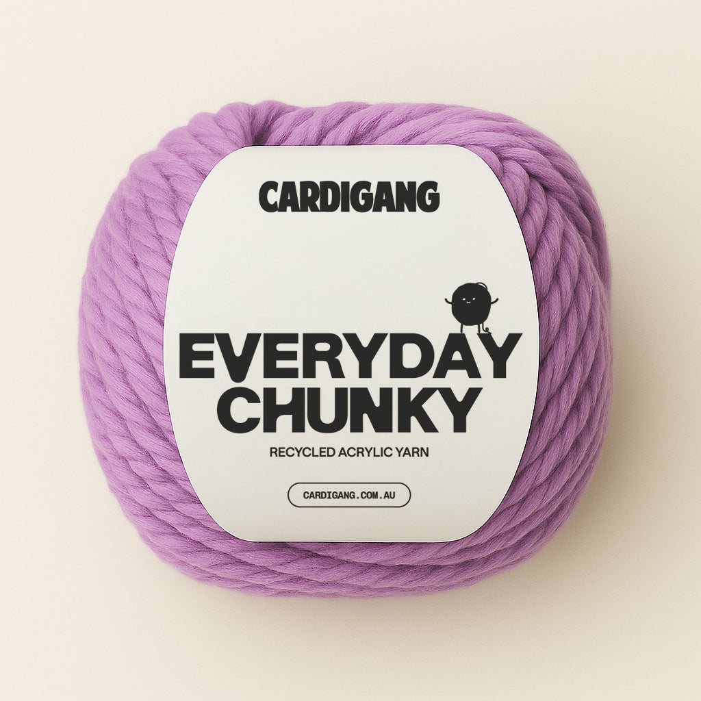 Don't Be Jelly | Everyday Chunky Recycled Yarn | Cardigang