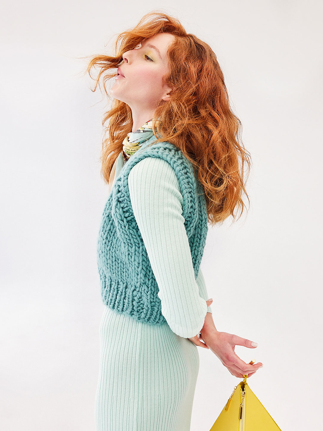 How to Knit a Top or Vest | Sweater Vest Knitting Kit | Cardigang